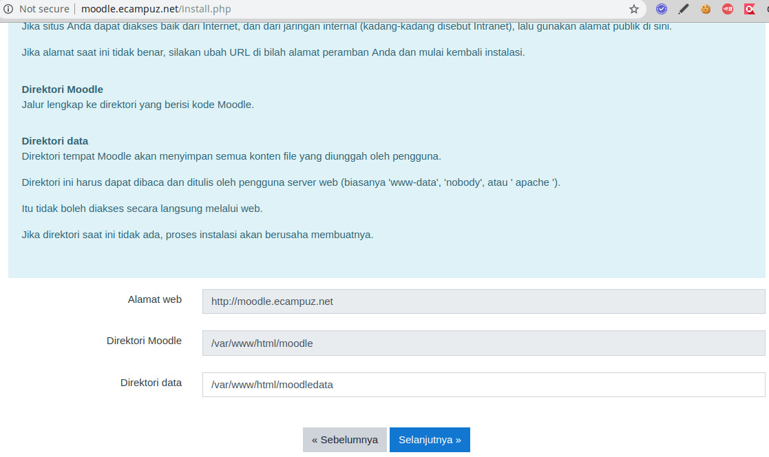 Instal Moodle pada OS Linux - Blog eCampuz